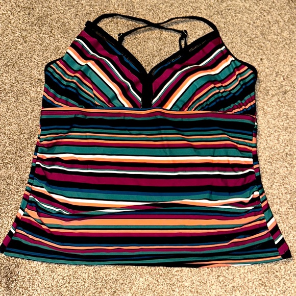 Swim | Colorful Tankini Top | Poshmark
